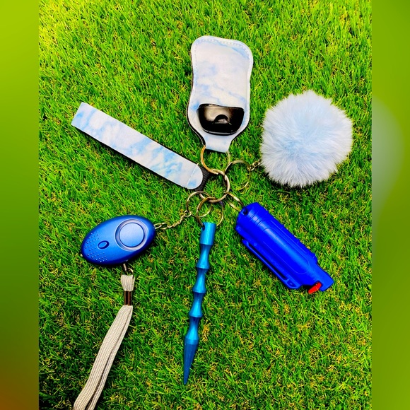 Accessories | Blue Marble Safety Keychain | Poshmark